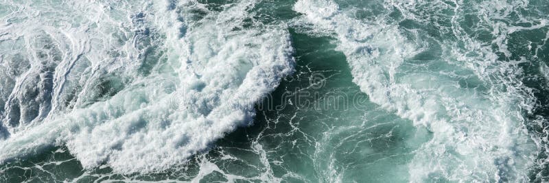 Panoramic Water Surface Texture Stock Image - Image of texture ...