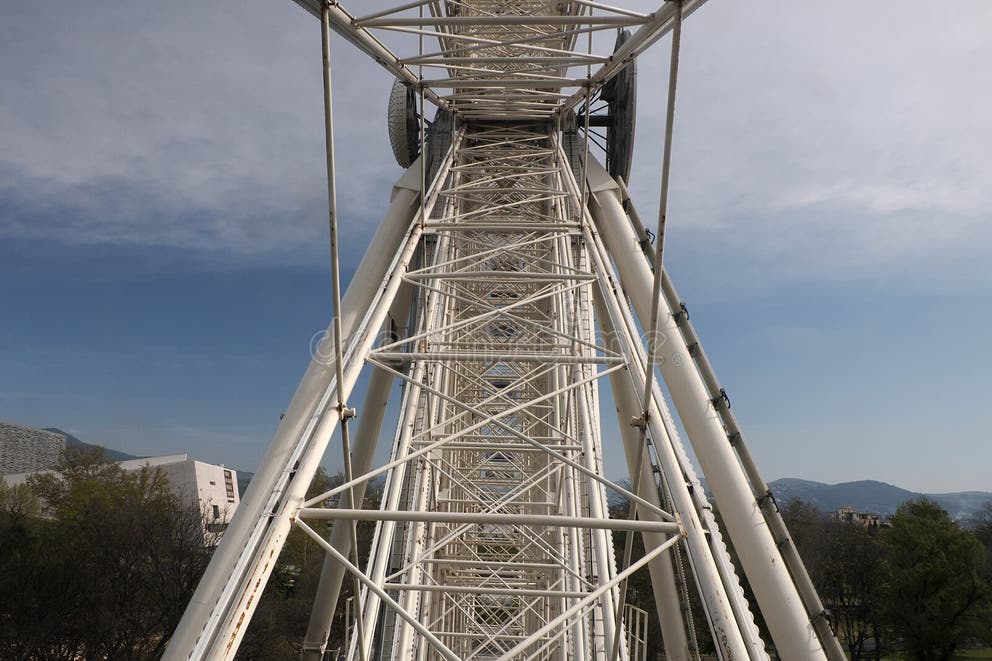 Panoramic Wheel Detail Close Up Stock Image - Image of modern, travel ...