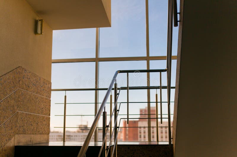 Panoramic window stock image. Image of pillar, view, indoor - 51954757