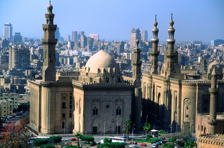 Panormaic View of Il Cairo, Egypt. Stock Photo - Image of chefren ...