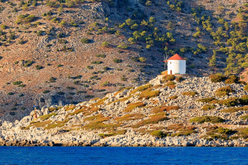 Panormitis Symi Griechenland Stockbild - Bild von rhodos, fotographie ...