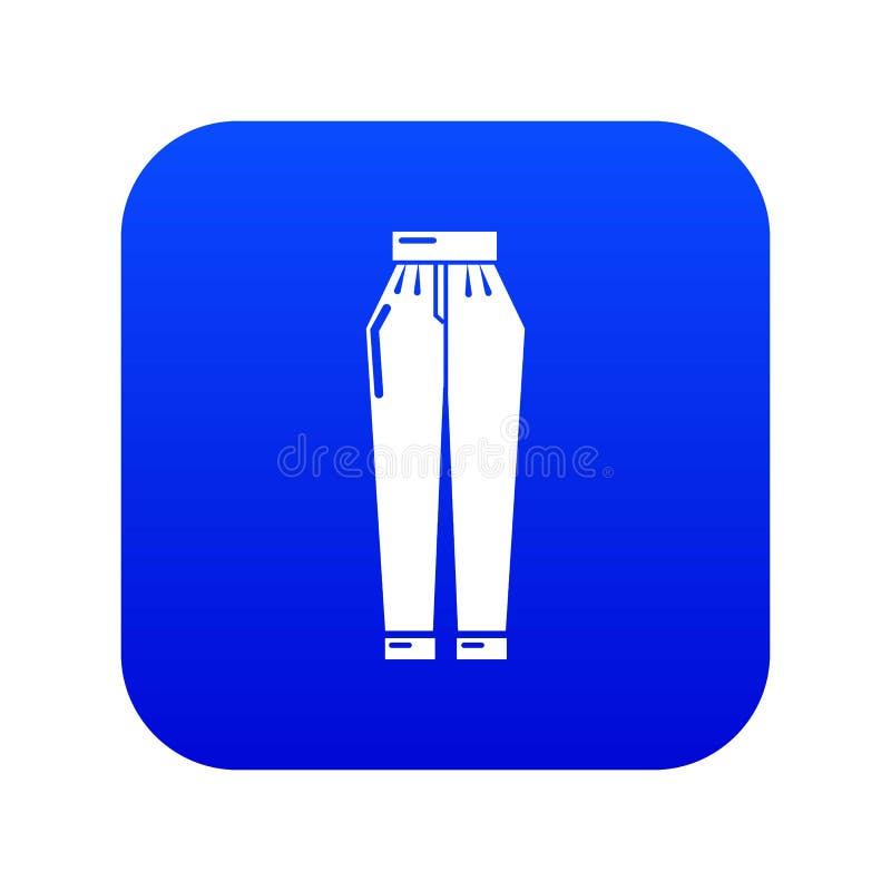 Pant icon blue vector stock vector. Illustration of outfits - 150445028