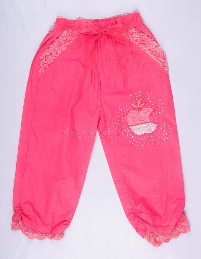 Pant S or Children S Pant S for Girl on a Background. Stock Image ...