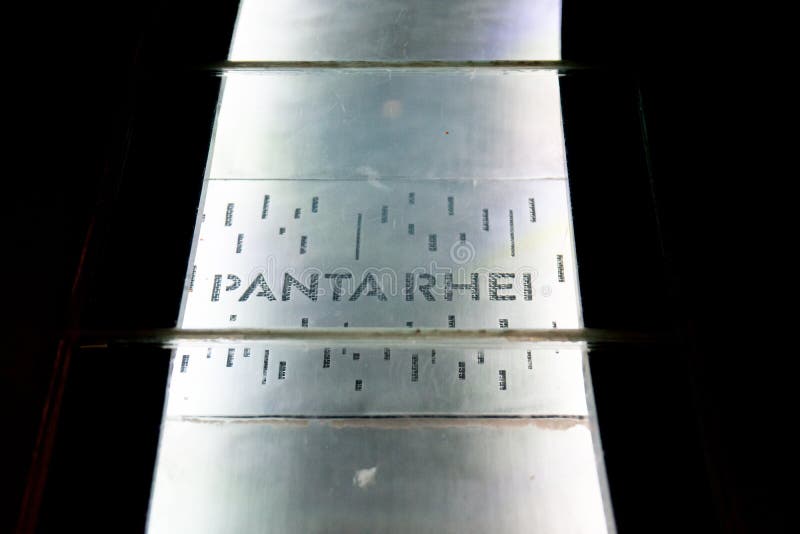 Panta Rhei editorial stock image. Image of rhei, education - 75927264