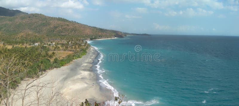 Pantai lombok utara stock image. Image of indonesia - 262965689