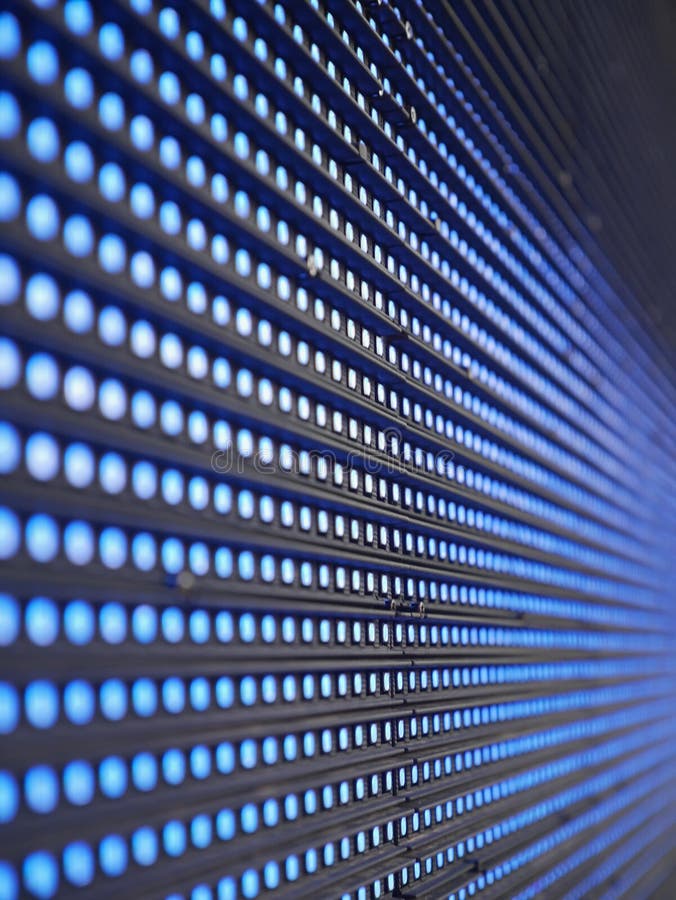 Pantalla azul del LED imagen de archivo. Imagen de verde - 65340839