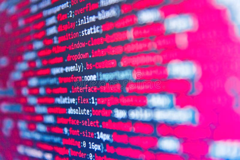 Pantalla Conceptual Del Desarrollador Web Experimentado. Programación ...