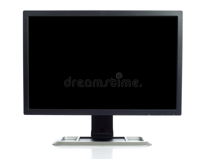 76,239 Monitor Del Ordenador Con La Pantalla Blanca En Blanco Fotos de ...