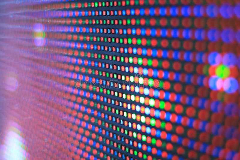 Pantalla Del LED - Diodos Del RGB Macros Imagen de archivo - Imagen de ...