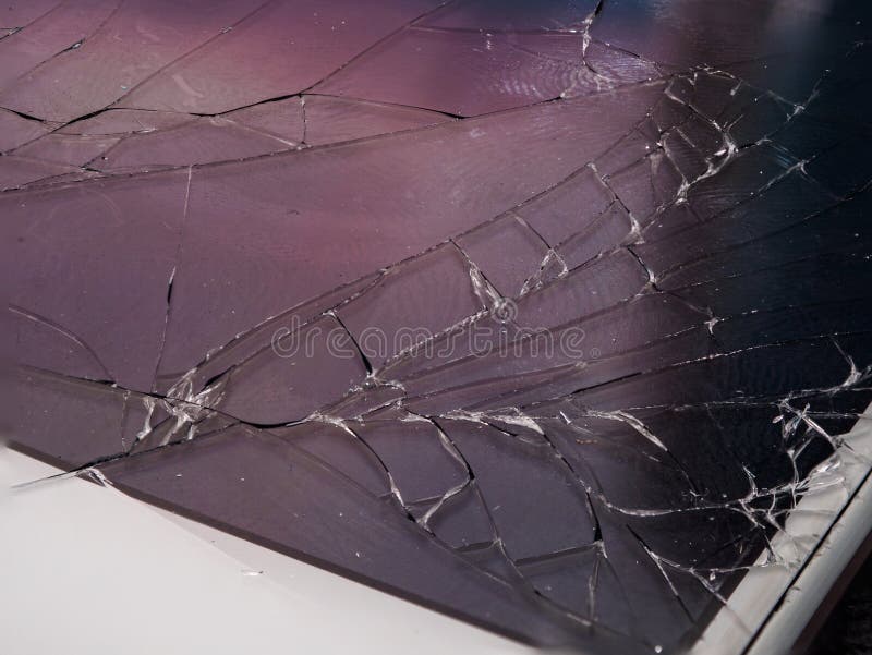 Pantalla quebrada foto de archivo. Imagen de teléfono - 104614026