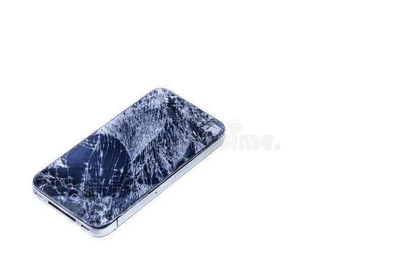 Pantalla quebrada imagen de archivo. Imagen de accidente - 41732025