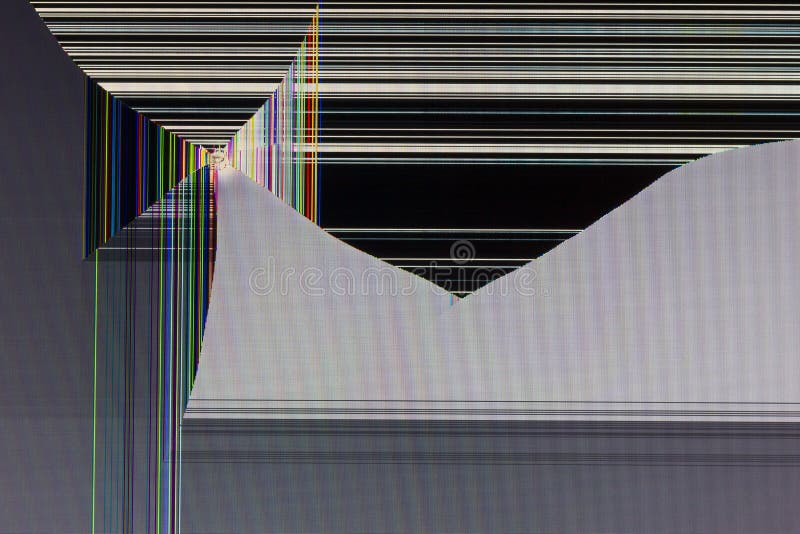 Pantalla quebrada imagen de archivo. Imagen de verde - 53794967