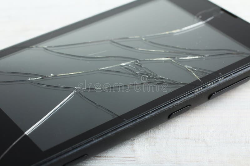 Pantalla quebrada foto de archivo. Imagen de reparaciones - 90412782