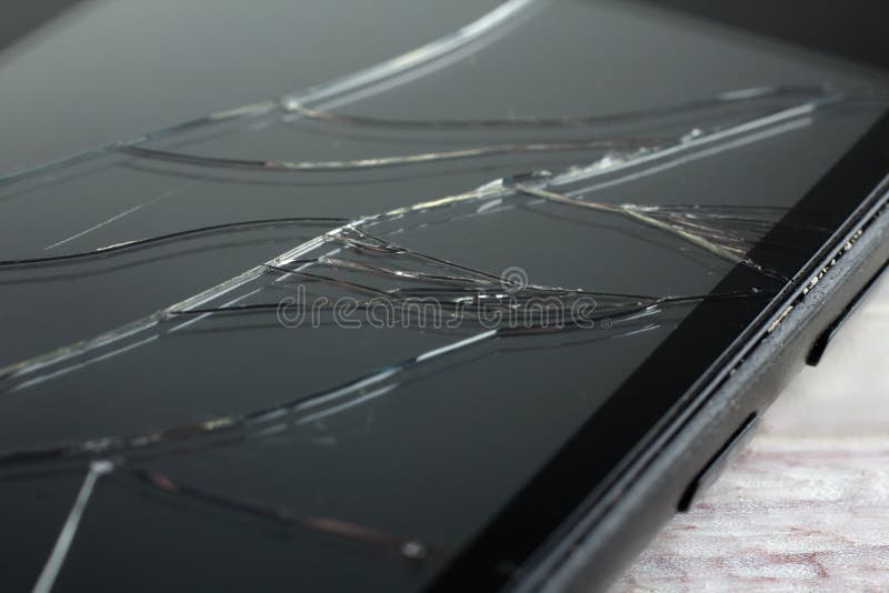 Pantalla quebrada foto de archivo. Imagen de cristal - 90412734