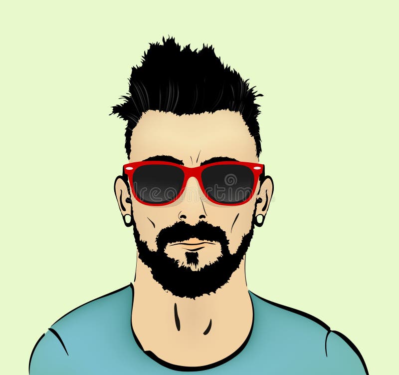Pantaloni a Vita Bassa Dei Baffi, Della Barba E Dell'acconciatura ... Pantaloni a Vita Bassa Dei Baffi, Della Barba E Dell'acconciatura ...