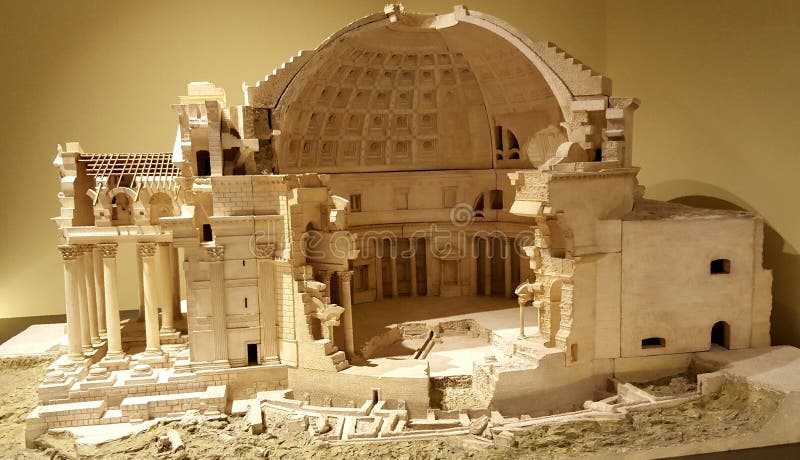 Panteon rzymski obraz stock. Obraz złożonej z stary, kamień - 12610011