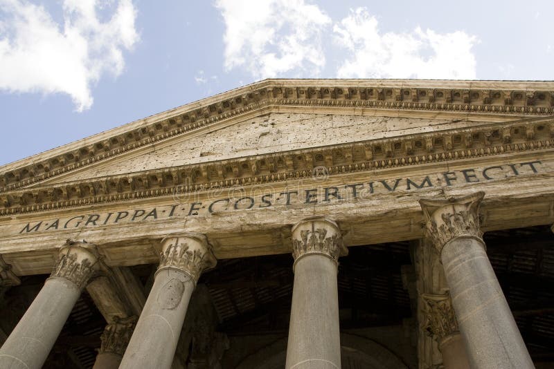 Panteon rzymski obraz stock. Obraz złożonej z stary, kamień - 12610011