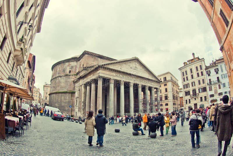 Panteon rzymski obraz stock. Obraz złożonej z stary, kamień - 12610011