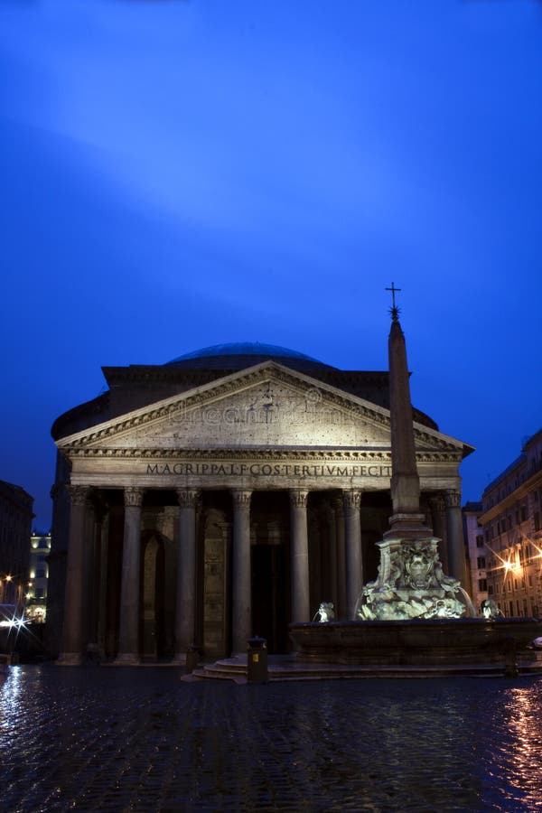 Panteon, Rzym zdjęcie stock. Obraz złożonej z rzymski - 35230428