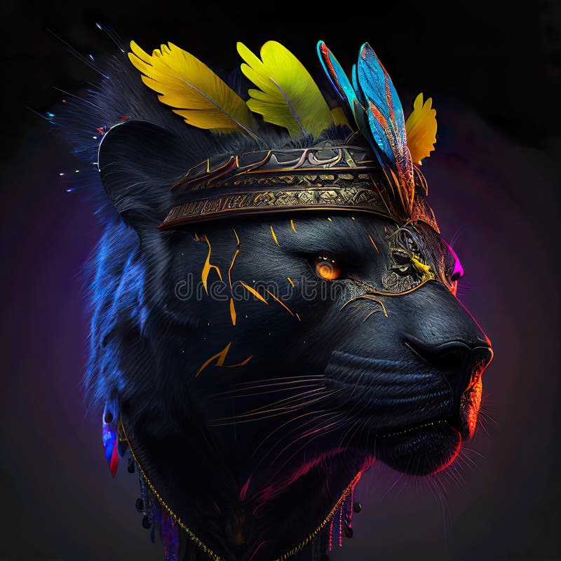 Pantera real stock de ilustración. Ilustración de pista - 270405262