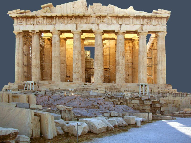 The Panthenon on the Acropolis Stock Photo - Image of greece, site: 5848272