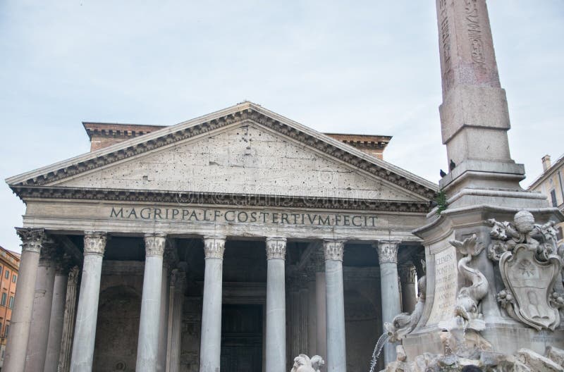 The Pantheon in Rome, Italy Stock Photo - Image of europe, reign: 95235060