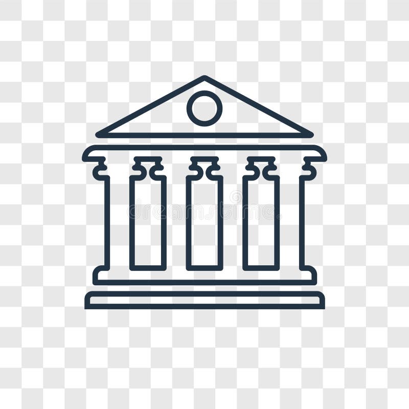 Pantheon Linear Icon. Modern Outline Pantheon Logo Concept on Wh Stock ...