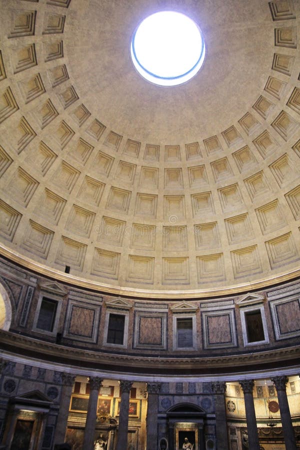 The pantheon dome editorial stock photo. Image of unesco - 41810413