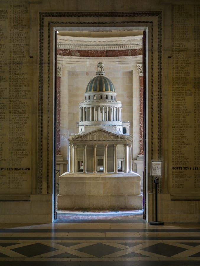 Pantheon Model stock image. Image of travel, france, religion - 76001075