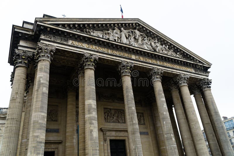 Pantheon Monument in Paris, France Stock Photo - Image of paris ...
