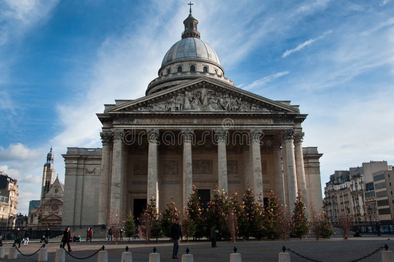 Pantheon monument in Paris stock photo. Image of street - 44263530