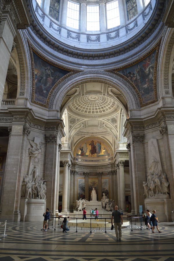 Interior Of The Pantheon, Paris Editorial Photo - Image of paris ...