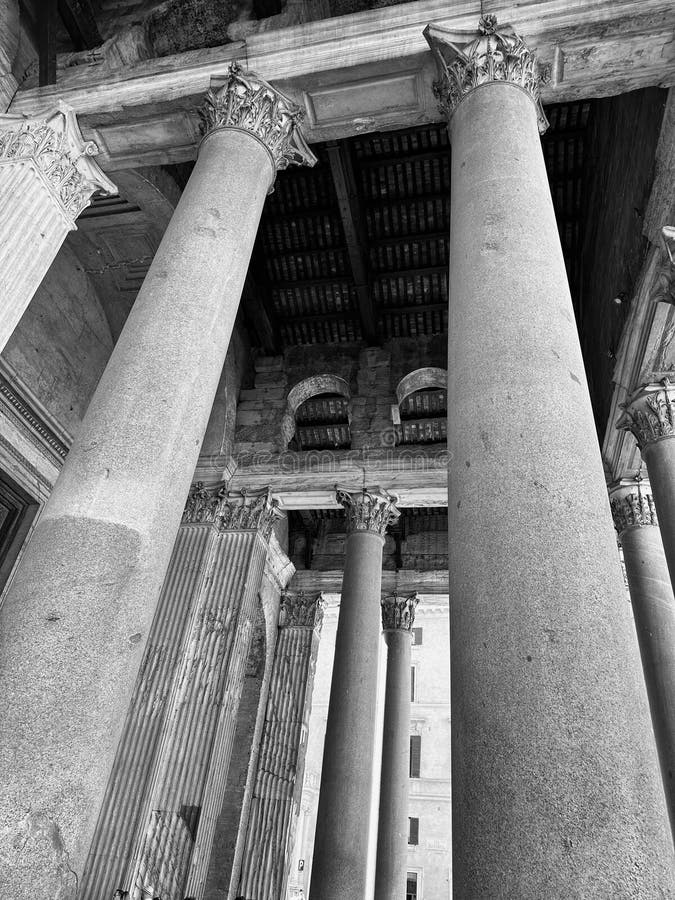 Pantheon Pillars, Rome, Italy Stock Image - Image of pillars, pantheon: 325693767