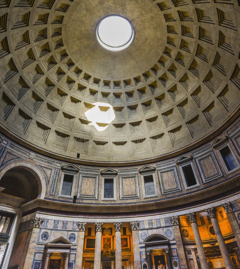 The Pantheon in Rome editorial stock photo. Image of building - 91342153
