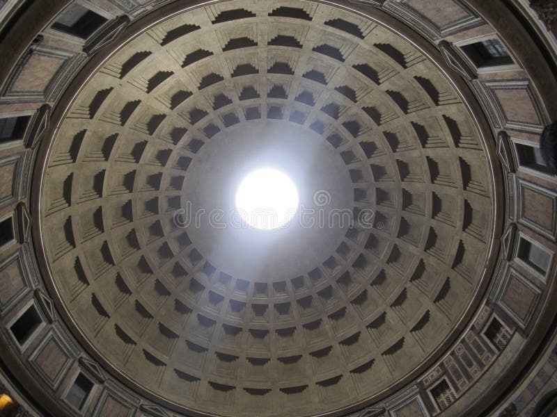 Pantheon in Rome, Inside View Stock Photo - Image of italian, roman ...