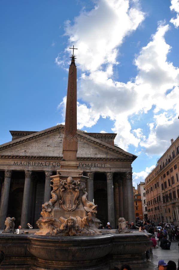 Pantheon - Rome, Italy stock photo. Image of building - 74621694
