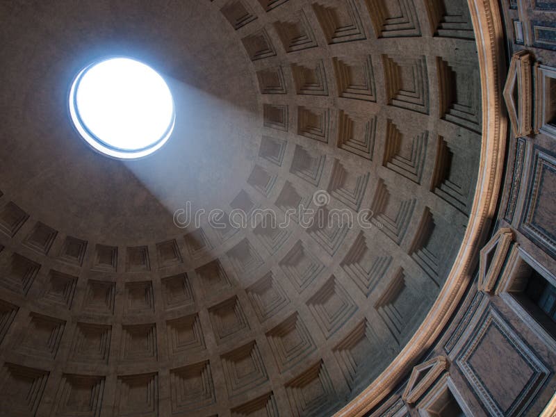 Pantheon in Rome stock image. Image of europe, pantheon - 145451497