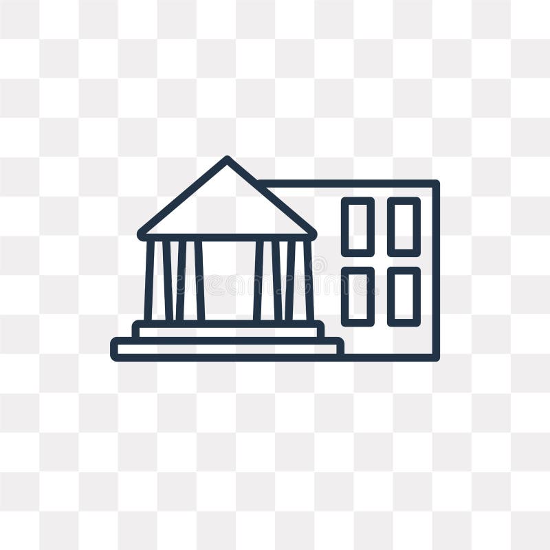 Pantheon Linear Icon. Modern Outline Pantheon Logo Concept on Wh Stock ...