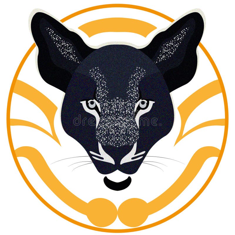 Panther stock illustration. Illustration of black, template - 279173506
