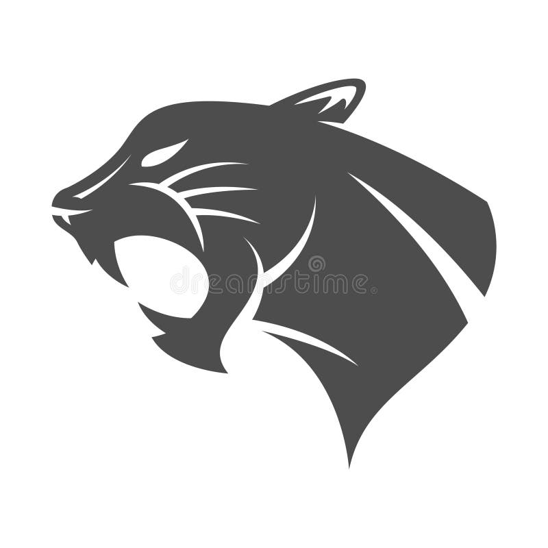 Panther icon logo design stock vector. Illustration of beast - 278491654