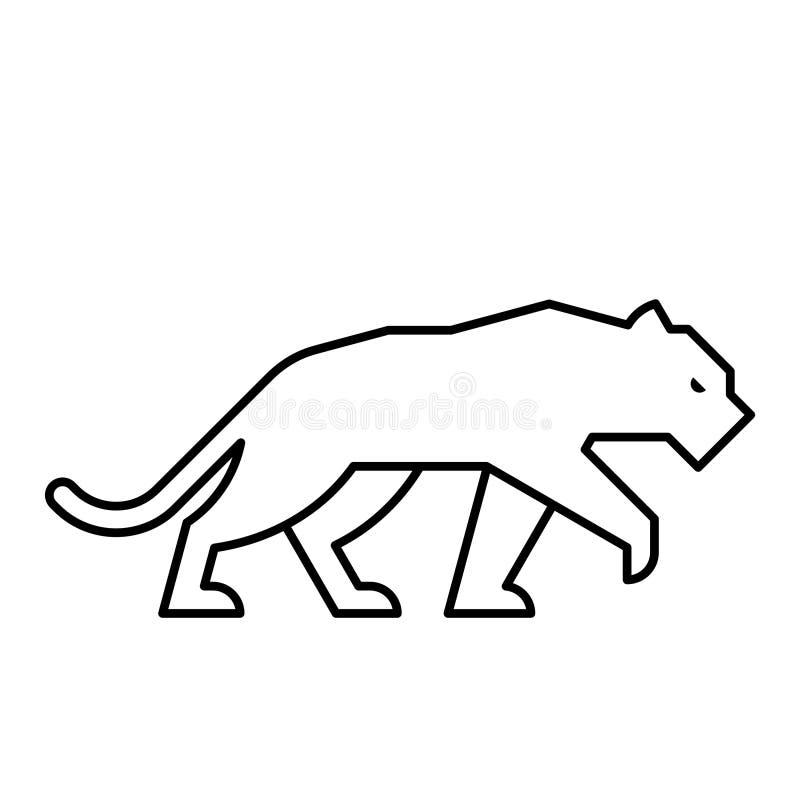 Panther Logo stock vector. Illustration of strength - 259982764