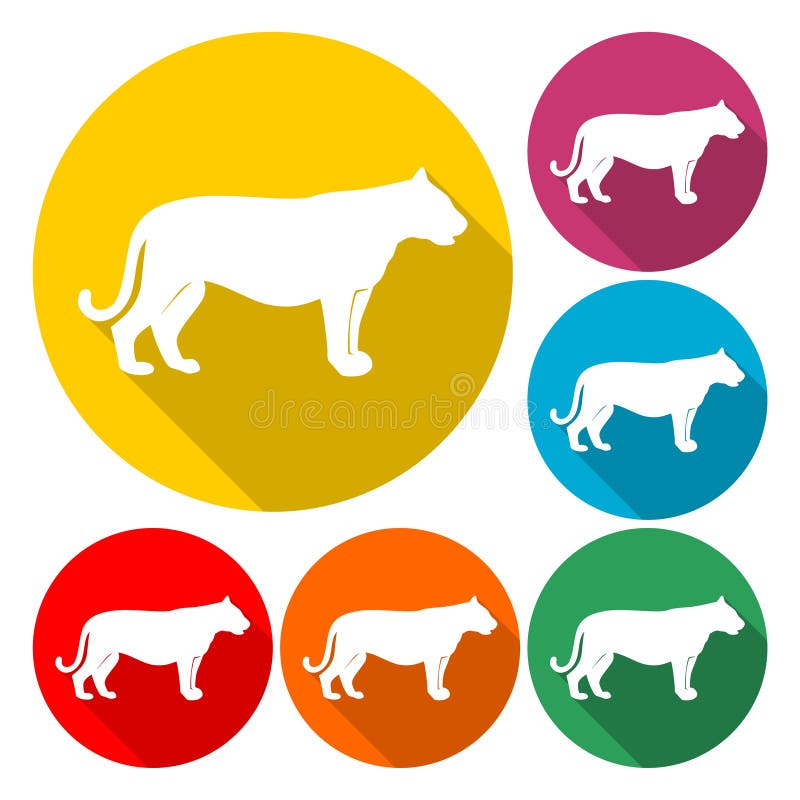 Panther, Puma, Wild Cat Icon - Illustration Stock Vector - Illustration ...
