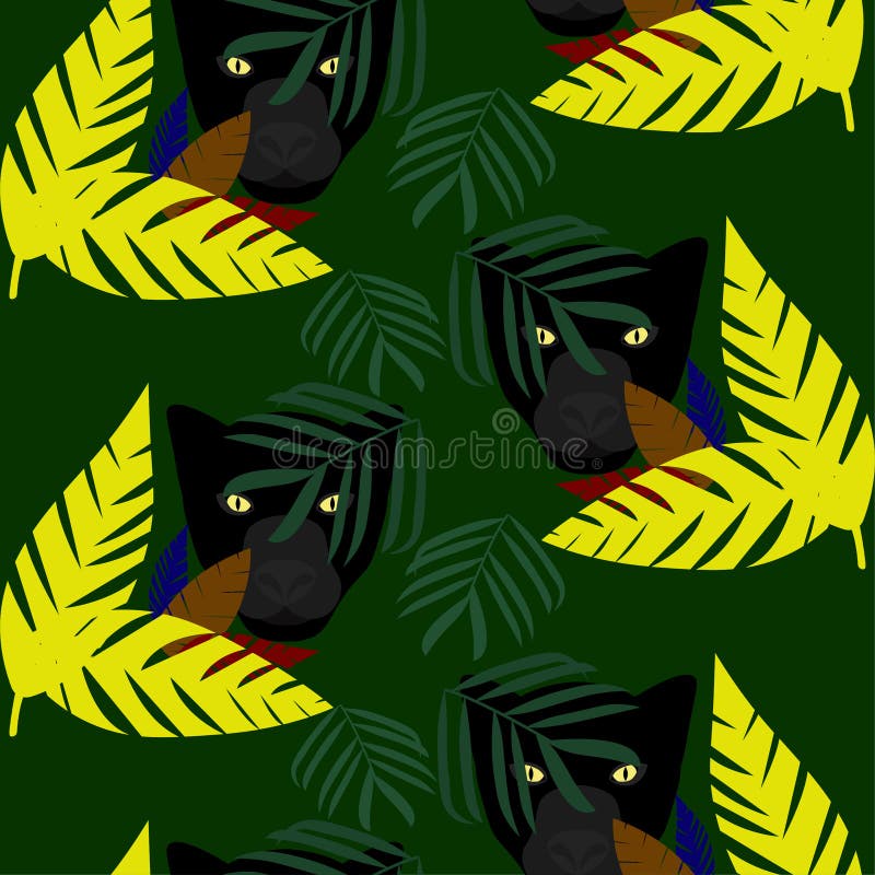 Panthera Pattern Stock Illustrations – 502 Panthera Pattern Stock ...