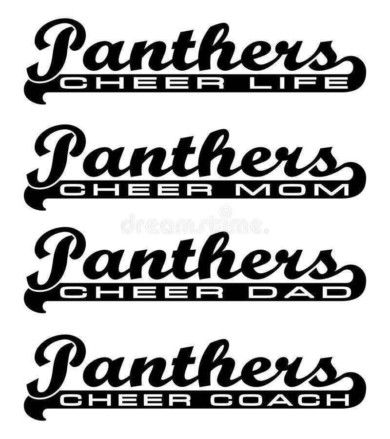 Panthers Cheerleader Design Stock Illustrations – 2 Panthers ...