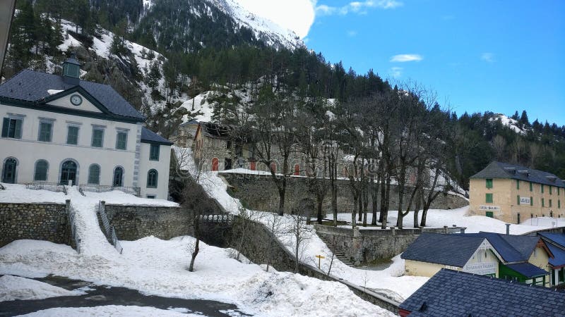 Panticosa landscape editorial photography. Image of snow - 189971232