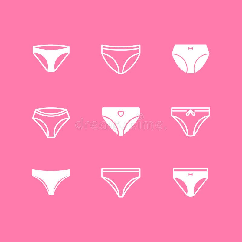 Panties Icon On White Background Simple Element Illustration From