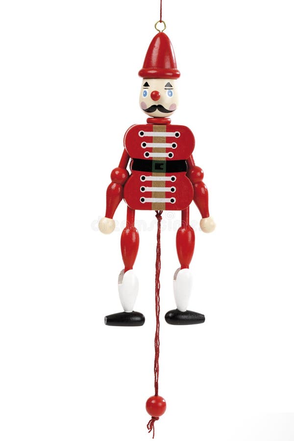 Main Tirant La Bande Du Pantin Photo stock - Image du plot, coloré ...