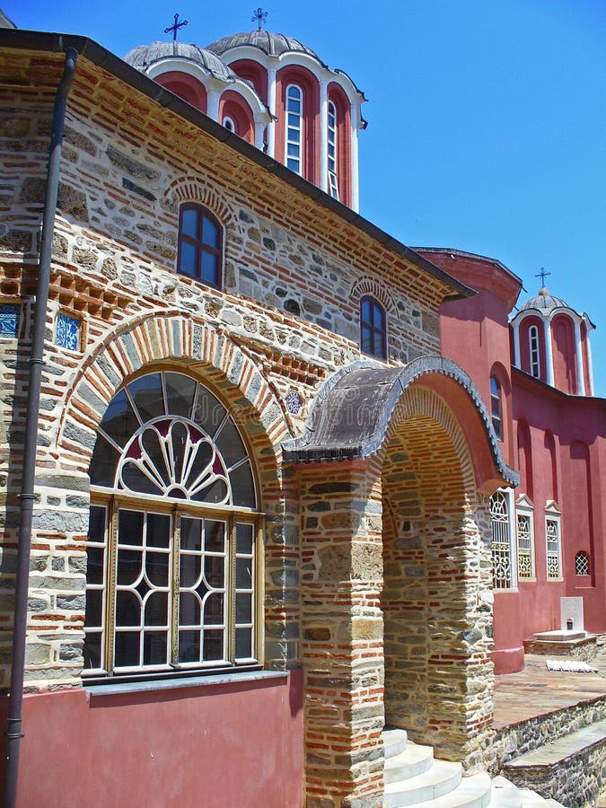 Pantokrator Monastery - Athos, Greece Stock Photo - Image of monastic ...