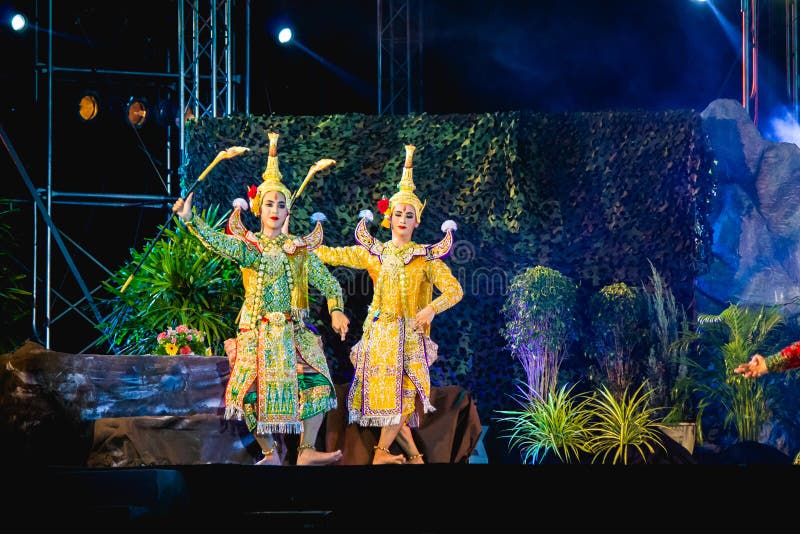 Pantomime editorial photo. Image of light, stage, thailand - 58507671