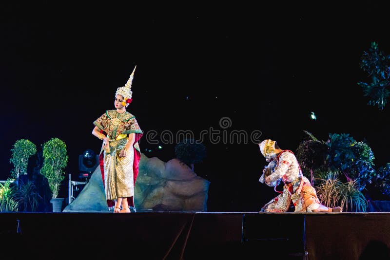 Pantomime editorial stock photo. Image of ramayana, sound - 58508118